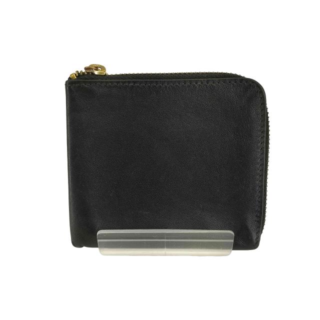 Wallet COMME des GARCONS(ウォレットコムデギャルソン) CLASSIC PLAIN ラウンドジップレザー L字型財布 メンズ 表記無 【中古】【ブランド古着バズストア】