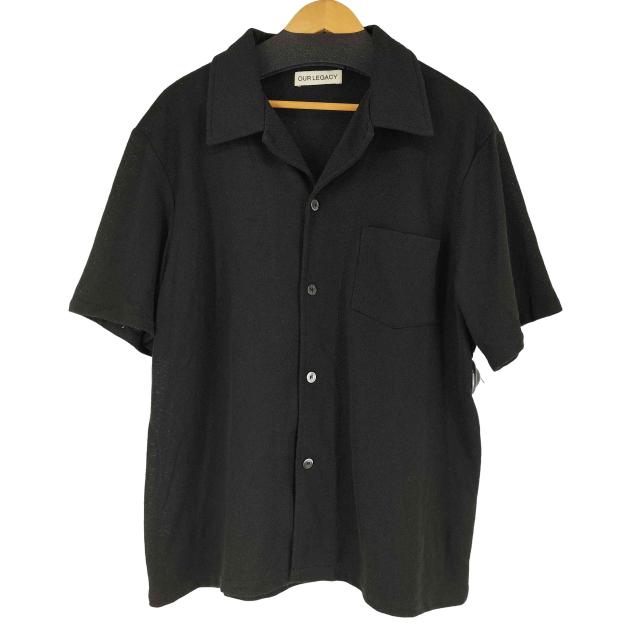 OUR LEGACY(アワーレガシィー) BOX SHIRT SHORTSLEEVE Muck Boucle 半袖シャツ メンズ 表記無 【中古】【ブランド古着バズストア】