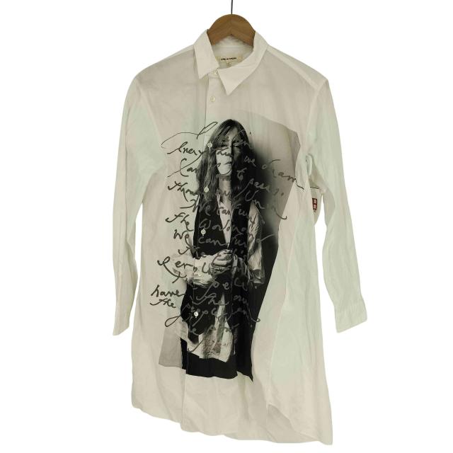 COMME des GARCONS(コムデギャルソン) 20AW 抽象化された服の概念が描く静寂 期 シンガーソングライター コラボ 捻じれ ねじれ ツイスト加工 ロング シャツワンピース 青山 レディース JPN：【中古】【ブランド古着バズストア】