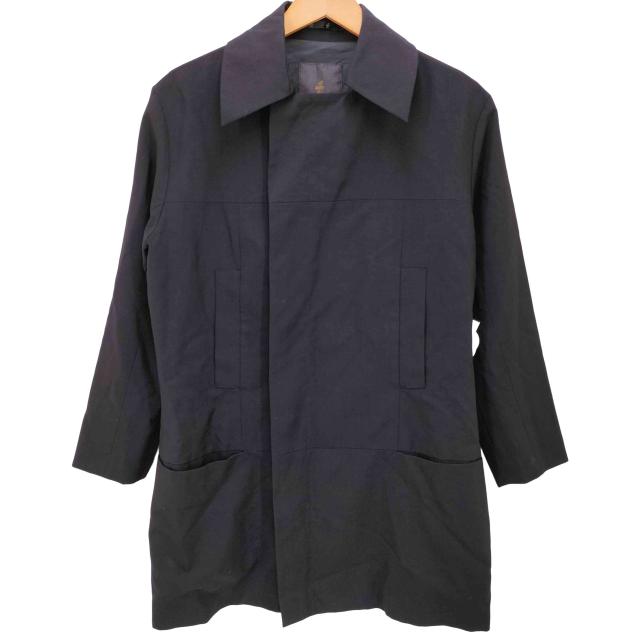 ato(アトウ) 比翼 ラップデザイン ウールステンカラーコート archive メンズ JPN：L 【中古】【ブランド古着バズストア】