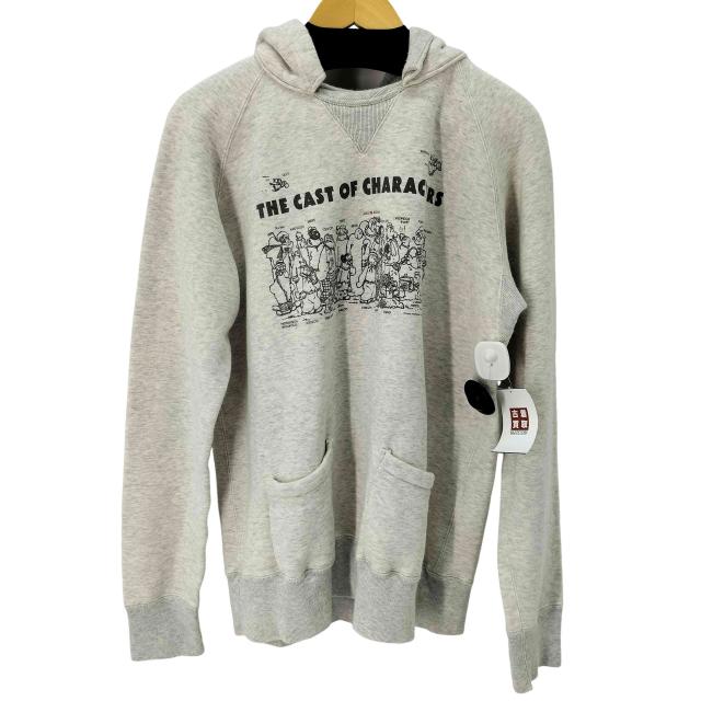 USED古着(ユーズドフルギ) {{B.V.D}} フロントキャラクタープリントパーカー メンズ import：XL 【中古】【ブランド古着バズストア】