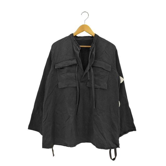 USED古着(ユーズドフルギ) {{POSTELEGANT}} WOOL SILK CRASH SATIN TOP シャツ レディース JPN：36 【中古】【ブランド古着バズストア】