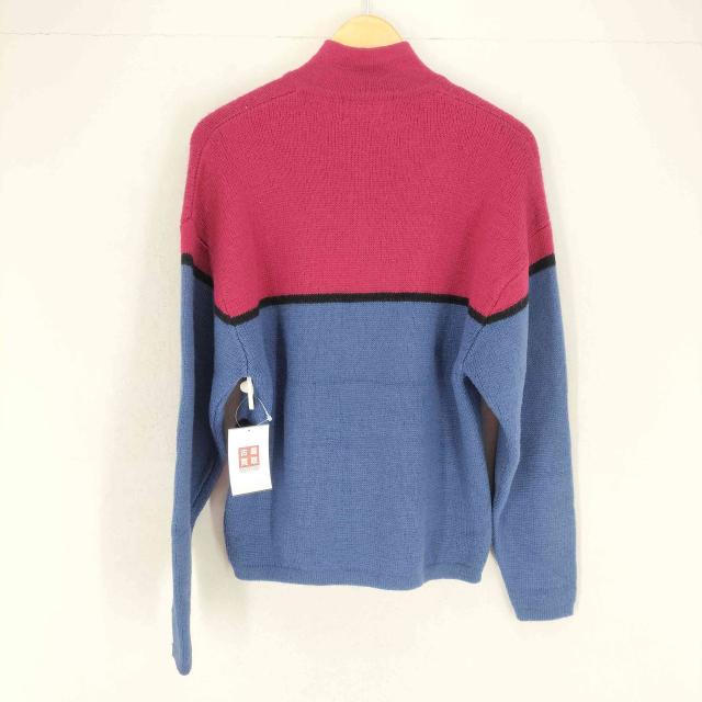 Ocean Pacific(オーシャンパシフィック) 90S バイカラーハーフジップニット メンズ  M【中古】【ブランド古着バズストア】 Ocean Pacific(オーシャンパシフィック) 90S バイカラーハーフジップ