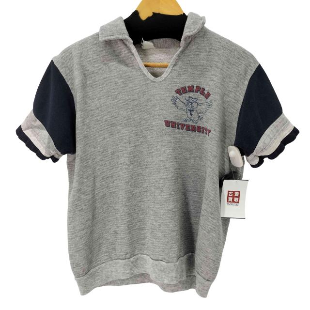 Champion(チャンピオン) バータグ スキッパー半袖スウェット メンズ 表記無 【中古】【ブランド古着バズストア】