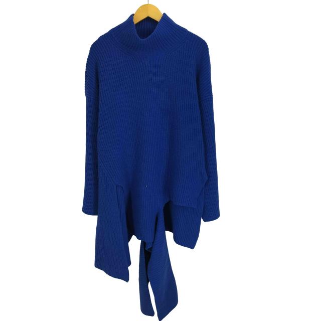 ENFOLD(エンフォルド) Wool Blend リブアシンメトリーPULLOVER レディース JPN：38 【中古】【ブランド古着バズストア】