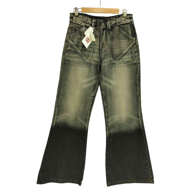 USED古着(ユーズドフルギ) {{NO/FAITH STUDIOS}} RAINBOW FADED BLACK JEANS メンズ  S【中古】【ブランド古着バズストア】