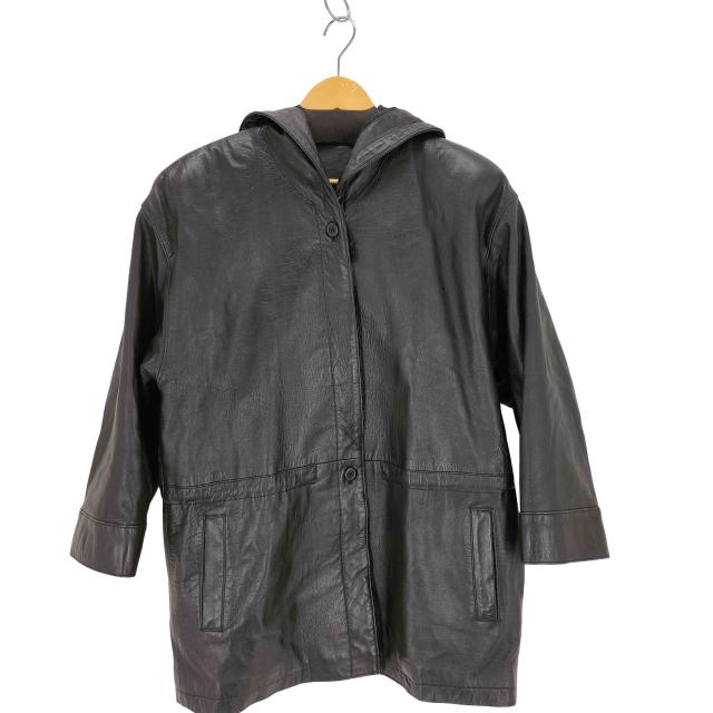 USED古着(ユーズドフルギ) シープレザーフーデッドジャケット レディース FREE 【中古】【ブランド古着バズストア】