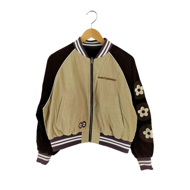 X-girl(エックスガール) 25SS VTP REVERSIBLE SUKAJAN リバーシブルスカジャン レディース import：S 【中古】【ブランド古着バズストア】