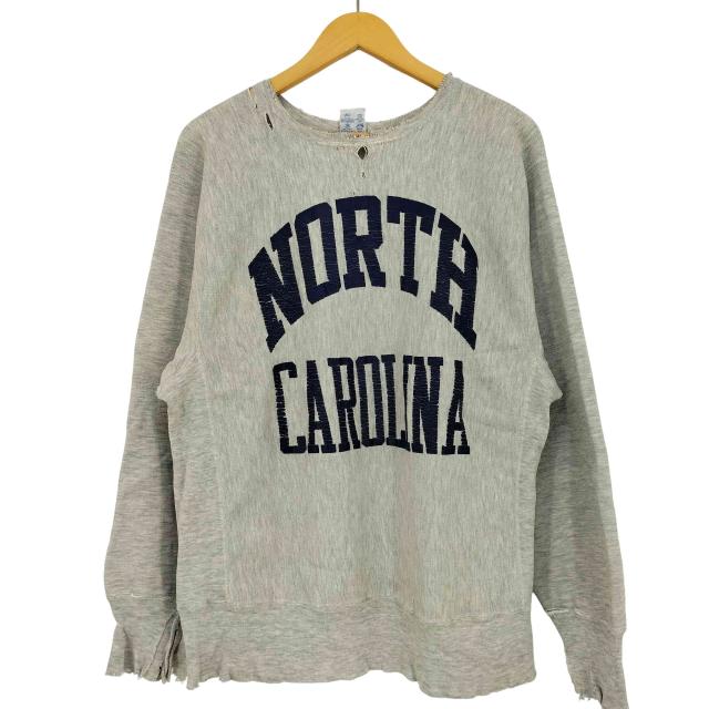 Champion(チャンピオン) 90S USA製 REVERSE WEAVE 2段 カレッジプリント スウェット メンズ import：L 【中古】【ブランド古着バズストア】