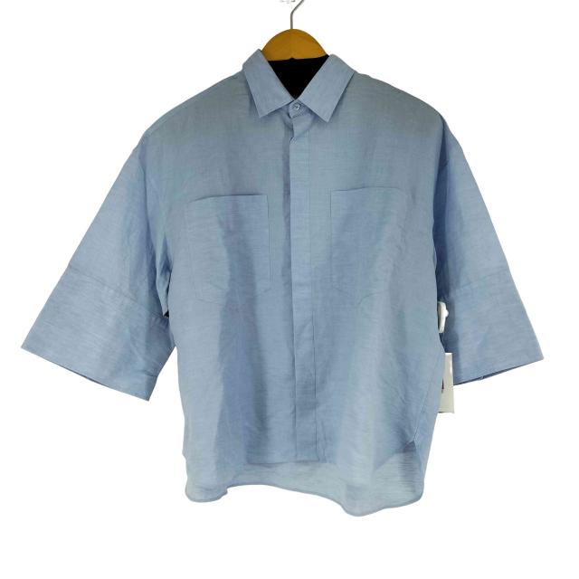 Drawer(ドゥロワー) コットンブザムスタンドカラーシャツ メンズ  38【中古】【ブランド古着バズストア】