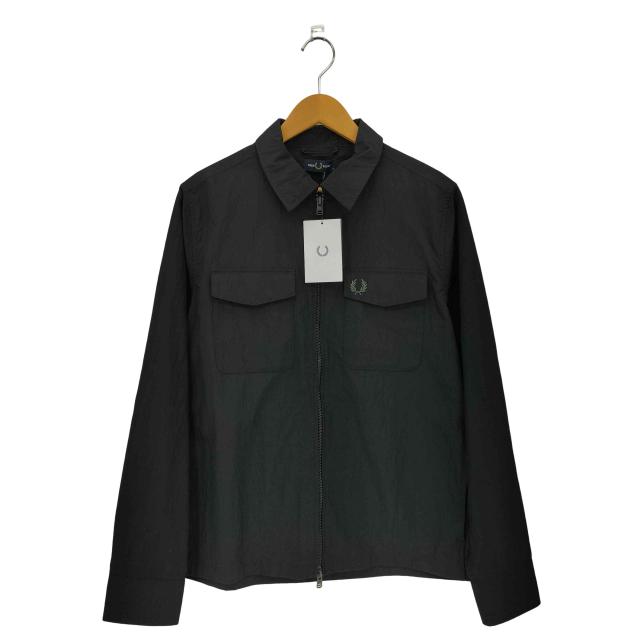 FRED PERRY(フレッドペリー) Zip Through Overshirt ジップスロー オーバーシャツ メンズ  M【中古】【ブランド古着バズストア】