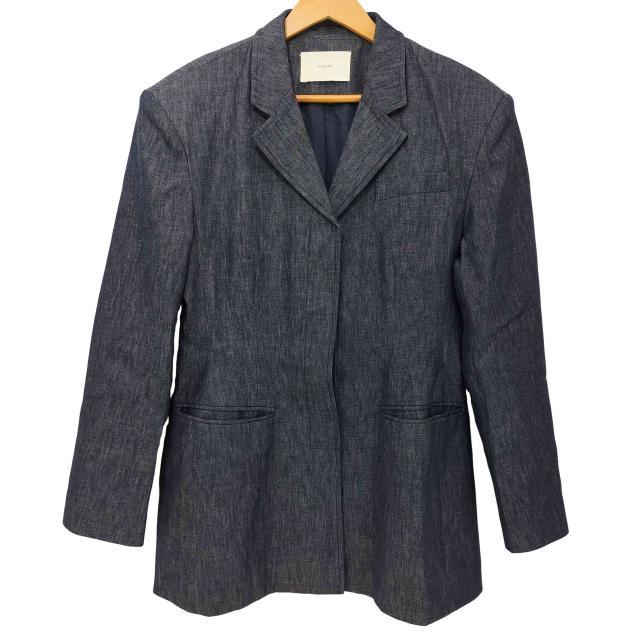 USED古着(ユーズドフルギ) {{LONSLAN}} 25SS リネン混 ライトデニム テーラード レディース FREE 【中古】【ブランド古着バズストア】