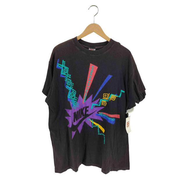 NIKE(ナイキ) 90S USA製 銀タグ プリントtシャツ メンズ import：L 【中古】【ブランド古着バズストア】