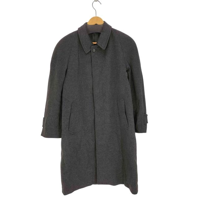 USED古着(ユーズドフルギ) {{GRAND E}} カシミヤ100% ステンカラーコート メンズ  M【中古】【ブランド古着バズストア】