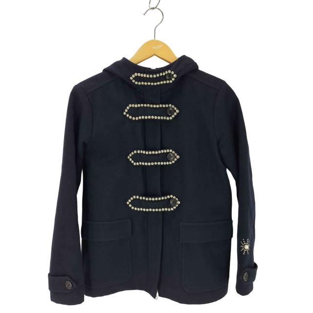 WOOLRICH(ウールリッチ) KING-O-WEAR スタッズ ダッフルウールコート レディース JPN：S 【中古】【ブランド古着バズストア】