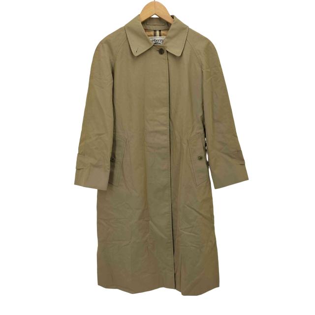 BURBERRYS(バーバリーズ) 90s 裏地ノバチェック ステンカラーコート レディース 表記無 【中古】【ブランド古着バズストア】