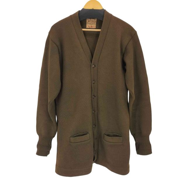 USED古着(ユーズドフルギ) {{Albion Award Sweater}}40s〜50s Lettered Cardigan レタードニットカーディガン メンズ 表記無 【中古】【ブランド古着バズストア】