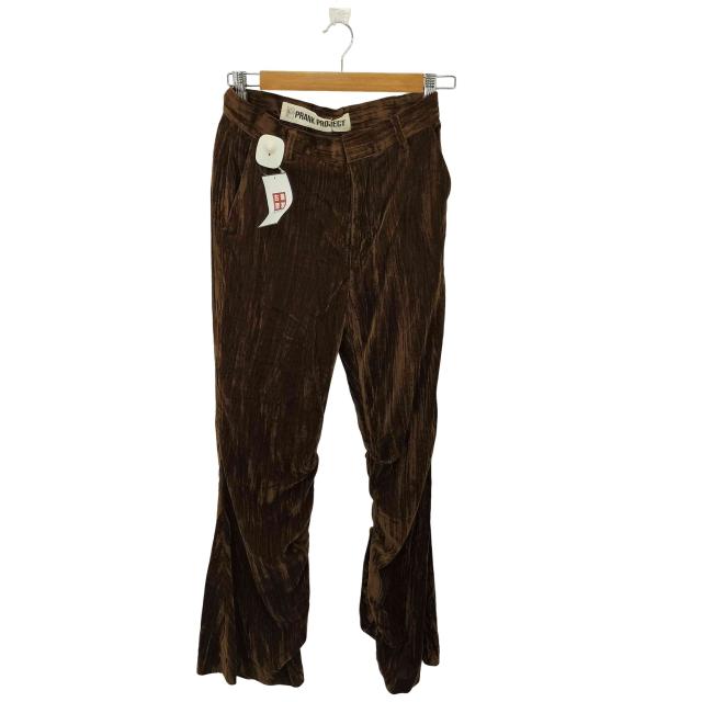 PRANK PROJECT(プランクプロジェクト) Velvet Flare Pants ベルベット フレア パンツ レディース 表記無 【中古】【ブランド古着バズストア】