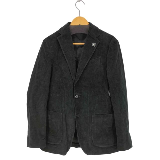 LARDINI(ラルディー二) イタリア製コーデュロイ 2ピース 2Bテーラードジャケット メンズ  46【中古】【ブランド古着バズストア】