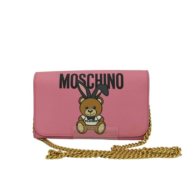 MOSCHINO(モスキーノ) チェーン ショルダー 長財布 レディース 表記無 【中古】【ブランド古着バズストア】