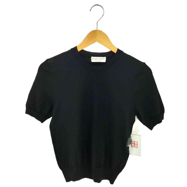 robe de chambre COMME des GARCONS(ローブドシャンブルコムデギャルソン) 90-00s ウールニット クルーネック半袖Tシャツ セーター レディース 表記無 【中古】【ブランド古着バズストア】