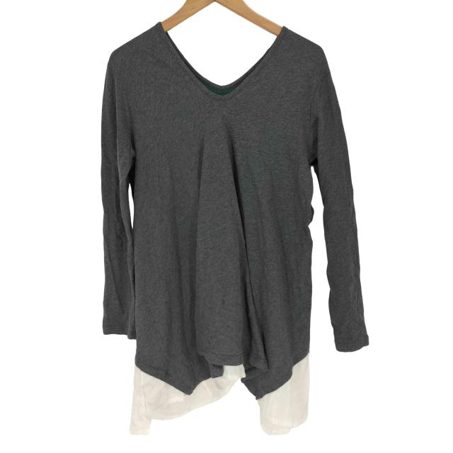 Ys(ワイズ) マルチカラー切り替えフレアカットソー レディース 表記無 【中古】【ブランド古着バズストア】