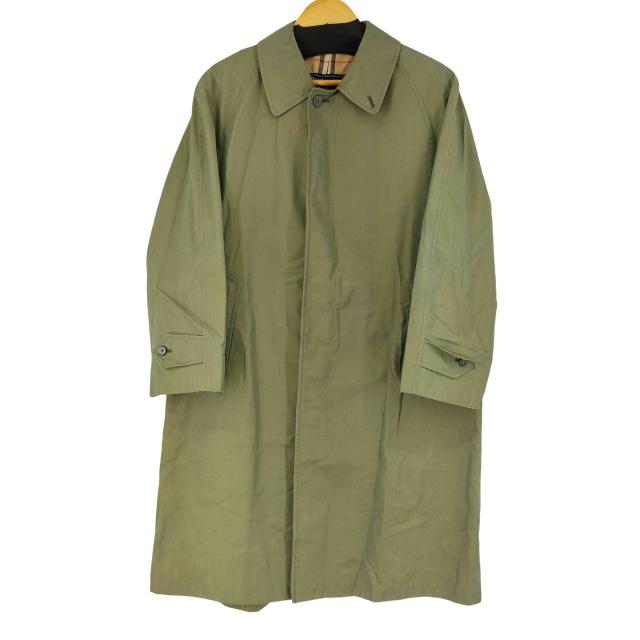 BURBERRYS(バーバリーズ) 裏地ノバチェック 玉虫 ステンカラーコート メンズ 表記無 【中古】【ブランド古着バズストア】