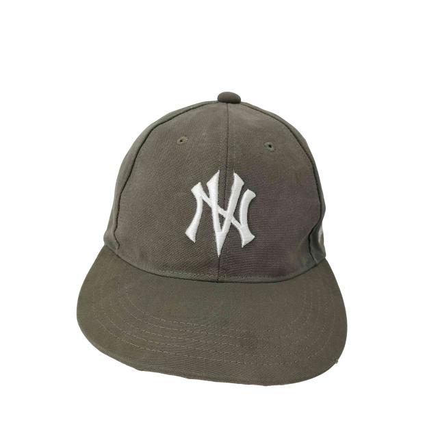 USED古着(ユーズドフルギ) NVCLEAR / ニュークリア NV LOGO FR ARMY COTTON CAP （Vintage Green×White） メンズ FREE 【中古】【ブランド古着バズストア】