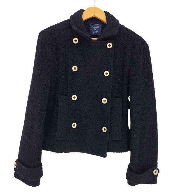 USED古着(ユーズドフルギ) {{SALON DE YON}} Button Point Double Wool Coat レディース 表記無 【中古】【ブランド古着バズストア】