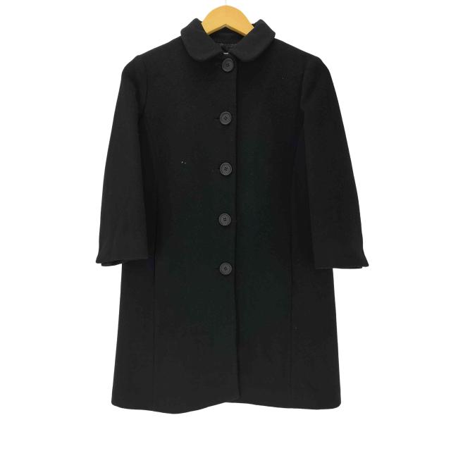 miu miu(ミュウミュウ) 19AW イタリア製 VIRGIN WOOL CASHMERE バージンウール カシミヤ混 5B ステンカラー コート レディース EUR：38 【中古】【ブランド古着バズストア】