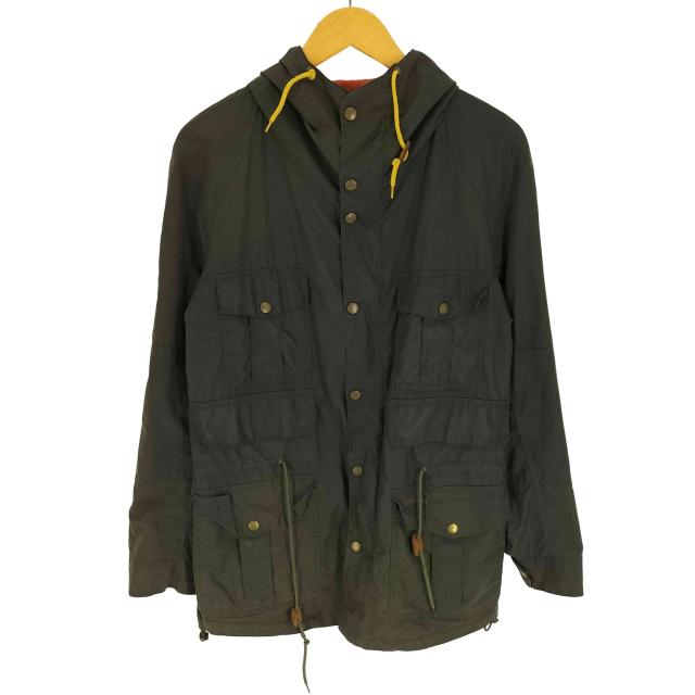 Barbour(バブアー) モルドバ製 CAVENDISH キャベンディッシュ マルチポケット ドローコード オイルド コットン ジャケット マウンテンパーカー メンズ import：XS 【中古】【ブランド古着バズストア】