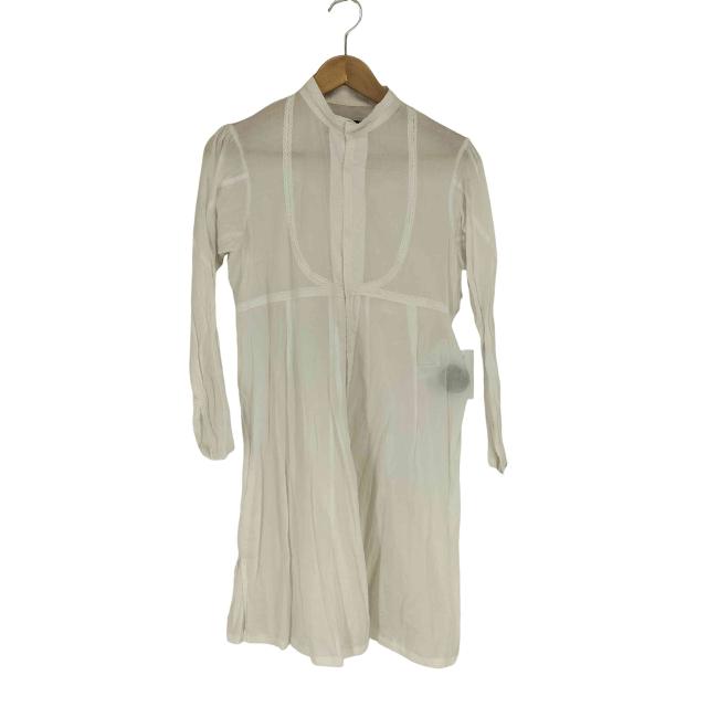 tricot COMME des GARCONS(トリココムデギャルソン) 16SS レーステーピングシアーコットンシャツワンピース レディース  M【中古】【ブランド古着バズストア】