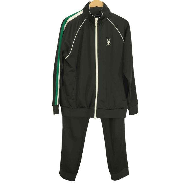 Psycho Bunny(サイコバニー) ジップアップ ラインジャージセットアップ メンズ 表記無 【中古】【ブランド古着バズストア】