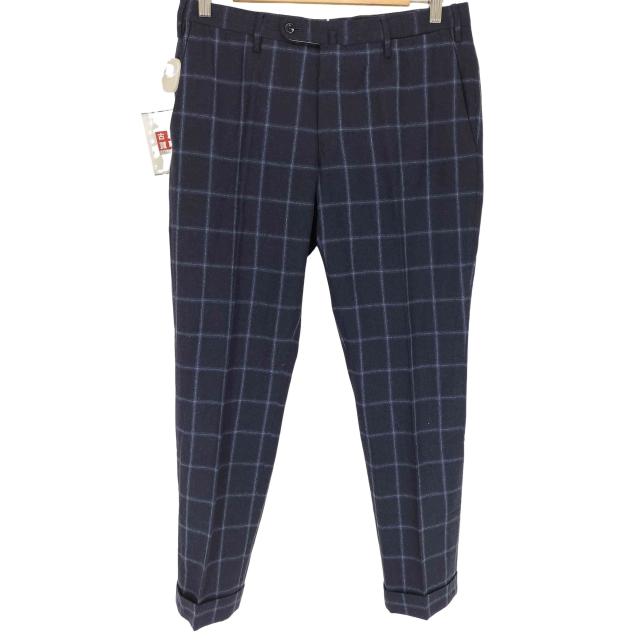 INCOTEX(インコテックス) SLIM FIT チェックウールパンツ メンズ JPN：48 【中古】【ブランド古着バズストア】