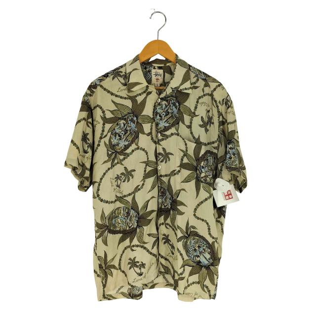 Stussy(ステューシー) 80S~90S  白タグ Land hawaii レーヨン アロハシャツ メンズ import：S 【中古】【ブランド古着バズストア】