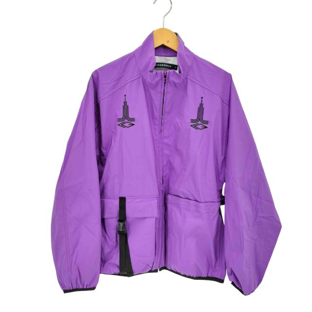 COGNOMEN(コグノーメン) フロントロゴ刺繍 フルジップ ナイロン トラックジャケット メンズ JPN：L 【中古】【ブランド古着バズストア】