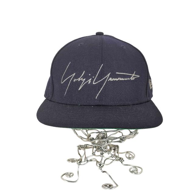 Yohji Yamamoto(ヨウジヤマモト) 59FIFTY ロゴ刺繍 ベースボールキャップ メンズ  57.7cm【中古】【ブランド古着バズストア】