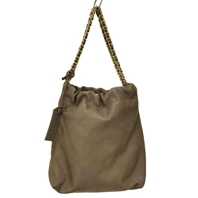 MARCO MASI(マルコマージ) イタリア製 レザー ステッチ チェーンショルダー トートバッグ  レディース 表記無 【中古】【ブランド古着バズストア】