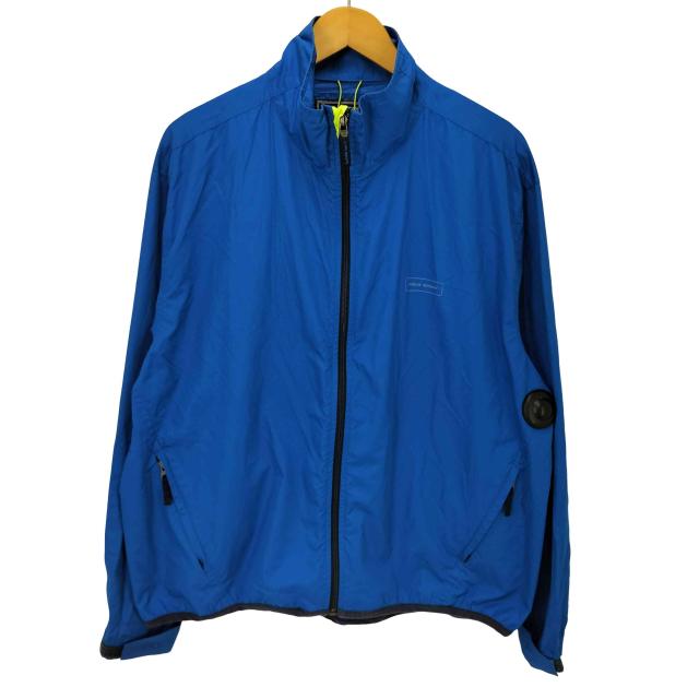 POLO SPORT RALPH LAUREN(ポロスポーツラルフローレン) 90S ロゴ プリント スタンドカラー ジップアップ ジャケット メンズ import：L 【中古】【ブランド古着バズストア】