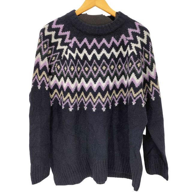 Barbour(バブアー) MIDHURST KNIT ミッドハースト ニット ノルディック柄 レディース  UK:14【中古】【ブランド古着バズストア】