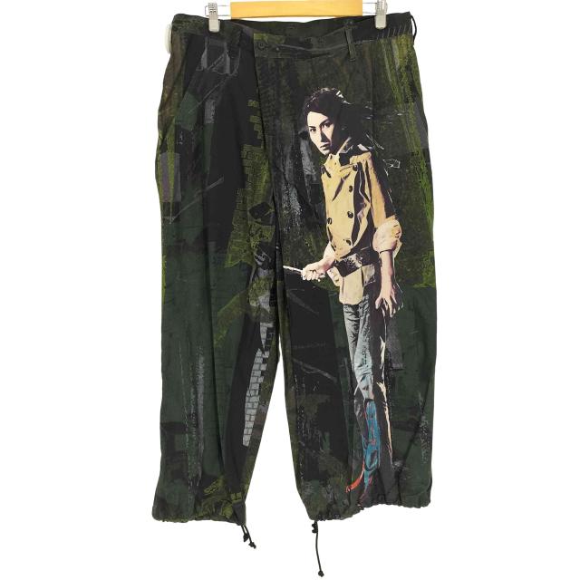 BLACK Scandal Yohji Yamamoto(ブラックスキャンダルヨウジヤマモト) 22SS FEMALE CONVICT: DEN OF BEAST ASYMMETRY BAROON PANTS アシン【中古】【ブランド古着バズストア】