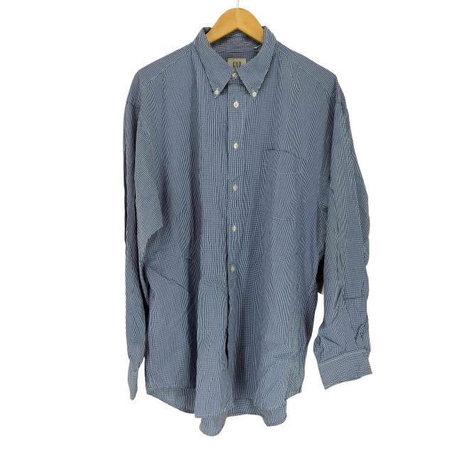 Gap(ギャップ) 80~90S ギンガムチェックボタンダウンシャツ メンズ  XL【中古】【ブランド古着バズストア】