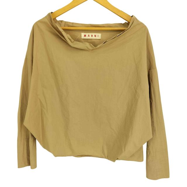 MARNI(マルニ) イタリア製 ドレープ 七分袖 ブラウス レディース EUR：40 【中古】【ブランド古着バズストア】