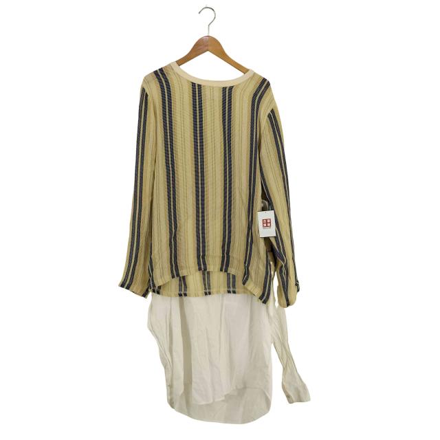 DIET BUTCHER(ダイエットブッチャー) サマーニットシャツ ドッキングトップス メンズ 表記無 【中古】【ブランド古着バズストア】