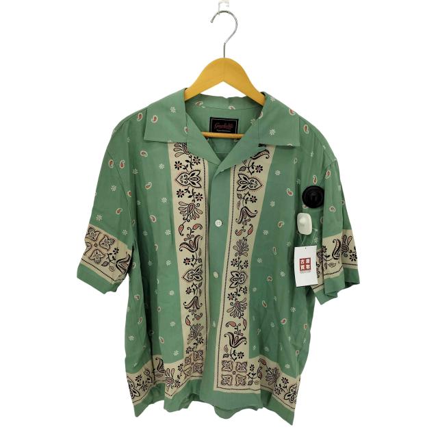 GANGSTERVILLE(ギャングスタビル) DIEGO S/S SHIRTS ディエゴ 総柄デザイン アロハ 半袖シャツ メンズ  L【中古】【ブランド古着バズストア】