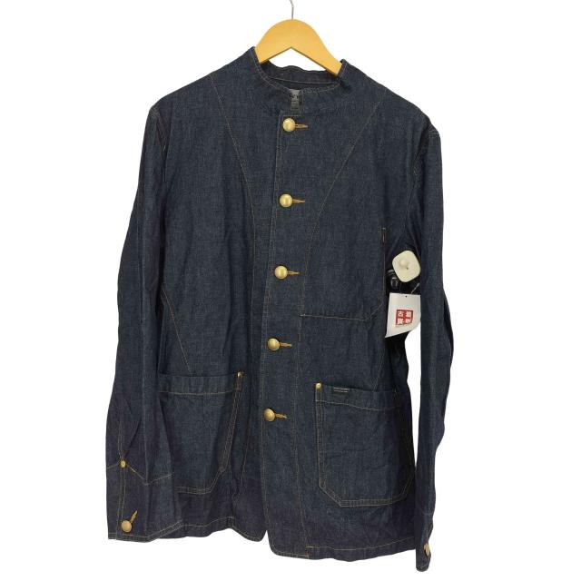 syte by Yohji Yamamoto(サイトバイヨウジヤマモト) 2021ss 10オンスデニムカバーオールジャケット 10 OZ DENIM STAND COLLAR COVERALLS JACKET メン【中古】【ブランド古着バズストア】