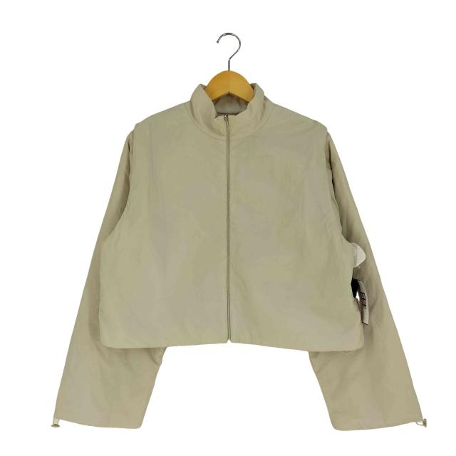 amomento(アモーメント) DETACHABLE SLEEVE JUMPER リバーシブル ジャンパー クロップド 中綿 ジャケット レディース JPN：0 【中古】【ブランド古着バズストア】