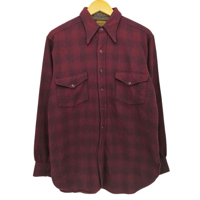 PENDLETON(ペンドルトン) 30S〜40S ウールL/S シャツ メンズ  表記無【中古】【ブランド古着バズストア】