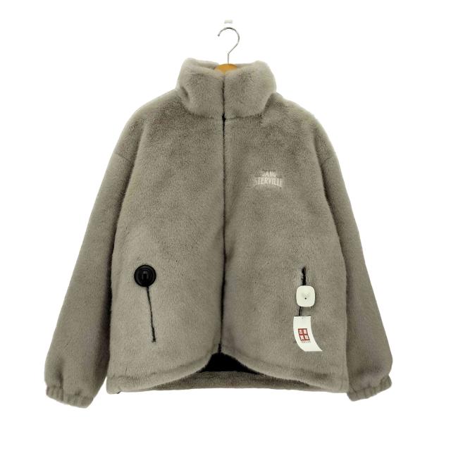 GANGSTERVILLE(ギャングスタビル) LOCOS - DOWN JACKET アクリルファー ダウンジャケット メンズ import：M 【中古】【ブランド古着バズストア】