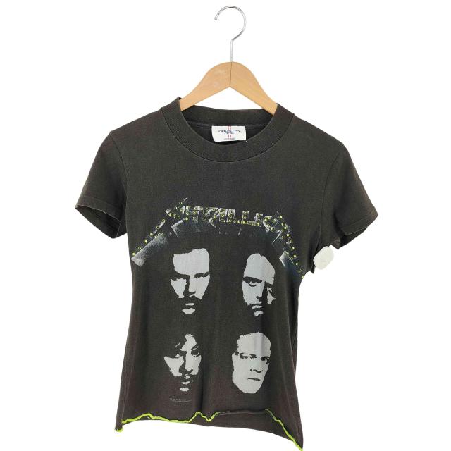 USED古着(ユーズドフルギ) INDUSTRY RAG 1991コピーライト リメイク バンドTシャツ レディース 表記無 【中古】【ブランド古着バズストア】